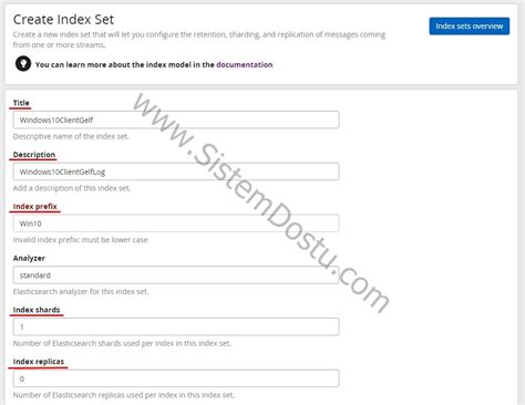 Graylog Input Stream Ve Index Ayarlamaları Sistem Ve Network