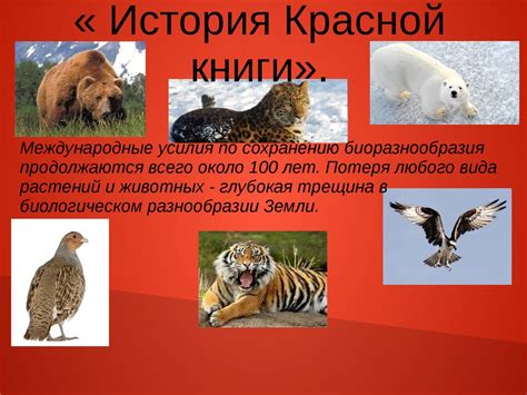 История красной книги 4 класс презентация онлайн
