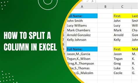 How To Split A Column In Excel A Detailed Guide Earn And Excel