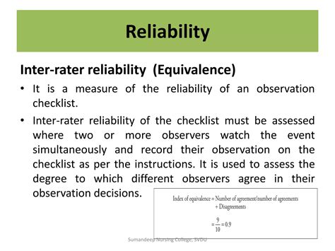 Validity And Reliability Of The Instrument Pdf Educational Assessment Education