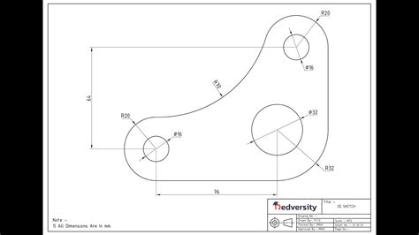 Solidworks Sketch 5 Solidworks Fully Define Sketch Practice Tutorial 2023 Youtube
