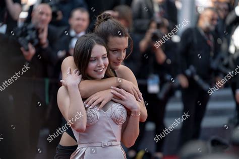 Mallory Wanecque Adele Exarchopoulos Attending Lamour Editorial Stock