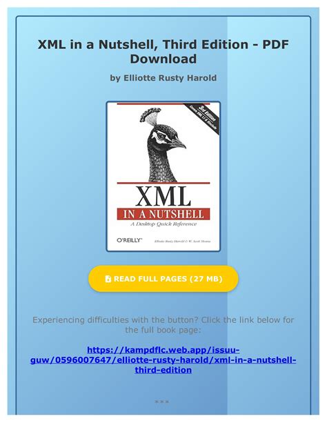 Pdf Free Xml In A Nutshell Third Edition By Elliotte Rusty Harold By Robynreillygp Issuu