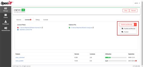 License Management Open IT Online Documentation