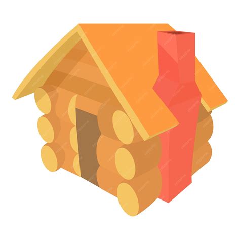 Premium Vector Small Hut Icon Cartoon Illustration Of Small Hut