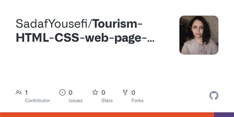 Github Sadafyousefitourism Html Css Web Page Design