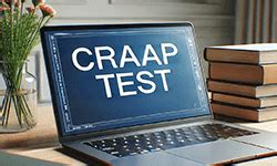 CRAAP Test Definition Steps Free Worksheet