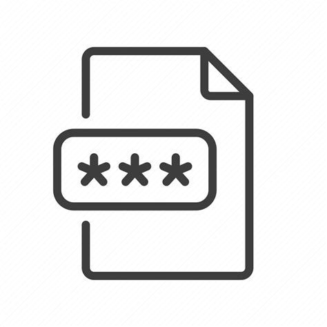 File Document Security Code Password Icon Download On Iconfinder