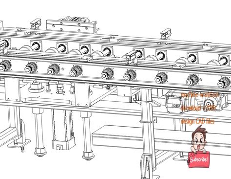 Industrial 3d Model Assembly Conveyor Machine World