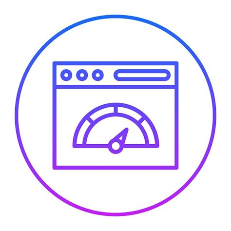Premium Vector Page Speed Vector Illustration