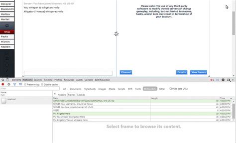 Html Websocket Frame Length Size Bandwidth Stack Overflow