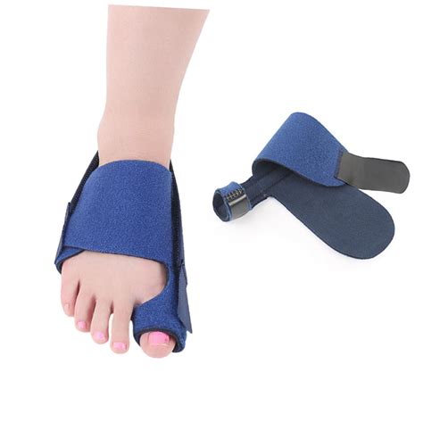 Hemoton Toe Brace Support Splint Compression Brace Eversion Blue Insole For Toe Alignment