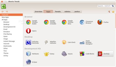 Ubuntu Tweak A Great Alternative To Ubuntu Software Center