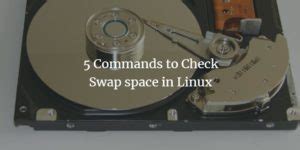 5 Commands To Check Swap Space In Linux VITUX