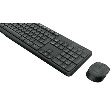 Logitech MK235 Wireless Keyboard And Mouse Black Techinn
