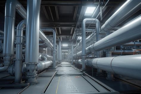 Premium Photo Extensive Industrial Pipeline Network