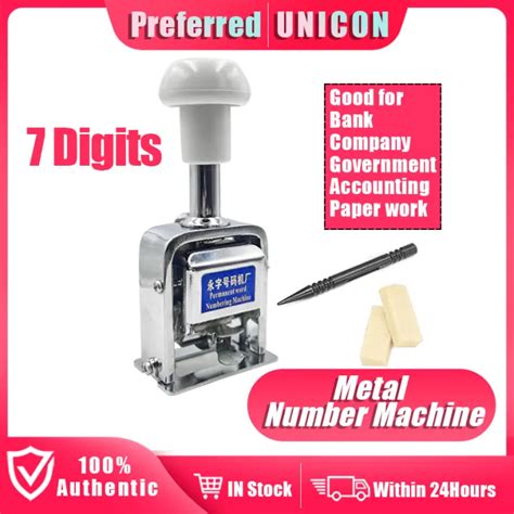 self inking numbering machine 7 digits automatic numbering machine