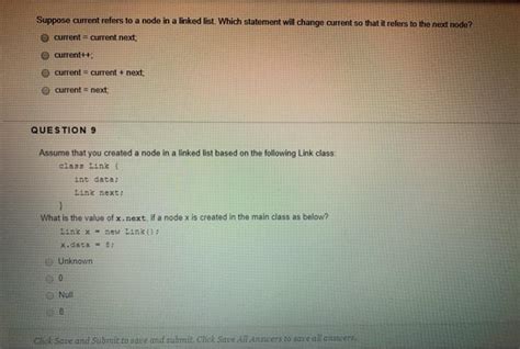 Solved Suppose Current Refers To A Node In A Linked List