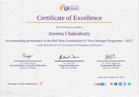 Joyeeta Chakraborty On Linkedin Newmanagersprogramme Pwcindia Spjimr Opportunitiestoshine