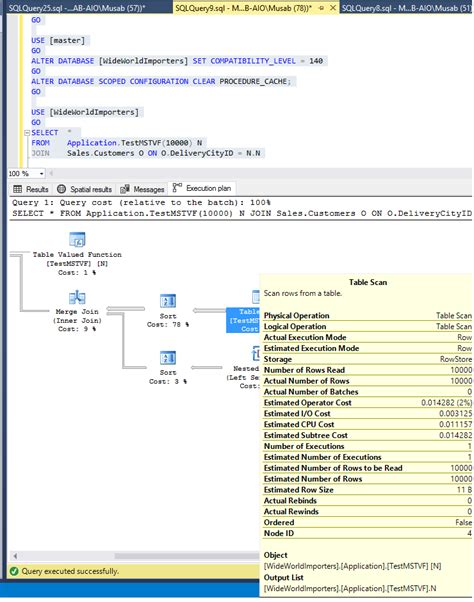 Adaptive Query Processing In Sql Server 2017