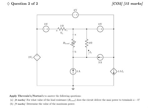 Solved Solve This Circuit According To The QS Show All Chegg Com