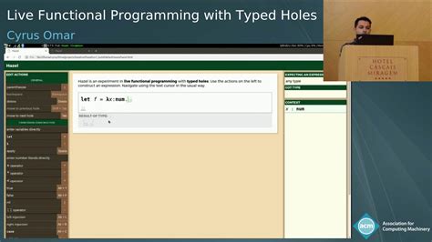 Live Functional Programming With Typed Holes Youtube