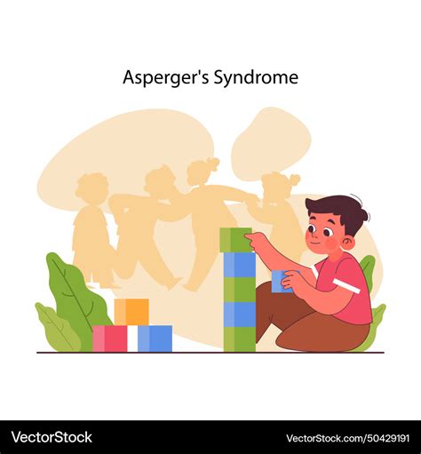 Neurodiversity Cognitive Development Spectrum Vector Image