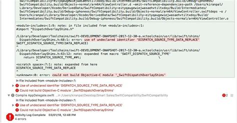 Ios Running Swift 4 Code On Xcode 83 Issue With Xcode Snapshot