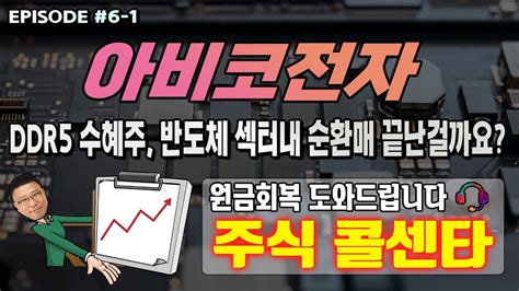 아비코전자 Ddr5 전환 최대 수혜주라는데 Isc 같은 랠리 나올 수 있을까요 원금회복 도와드립니다 주식 콜센타