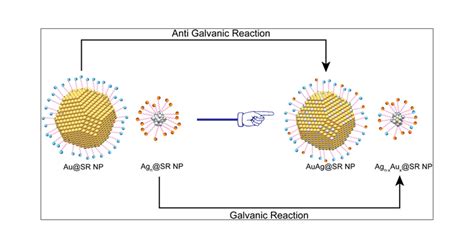 Interparticle Antigalvanic Reactions Of Atomically Precise Silver