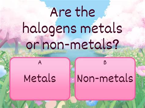 The Halogens Quiz