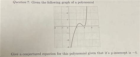 Solved Question 7: Given the following graph of a | Chegg.com