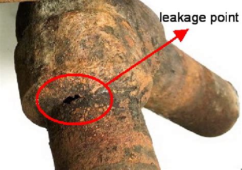 Leakage Part Of Socket Weld Elbow Download Scientific Diagram