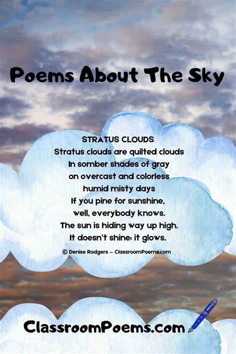 poems about the sky