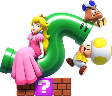 File SMBW Group Artwork Png Super Mario Wiki The Mario Encyclopedia