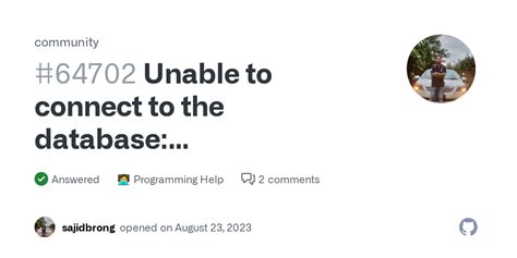 Unable To Connect To The Database Connectionerror Sequelizeconnectionerror Connect Etimedout