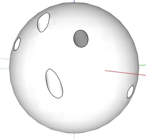 Creating A Sphere With Random Tunnels Inside Sketchup Sketchup Community