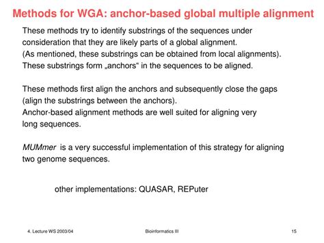 Ppt Whole Genome Alignment Wga Powerpoint Presentation Free Download Id1449829