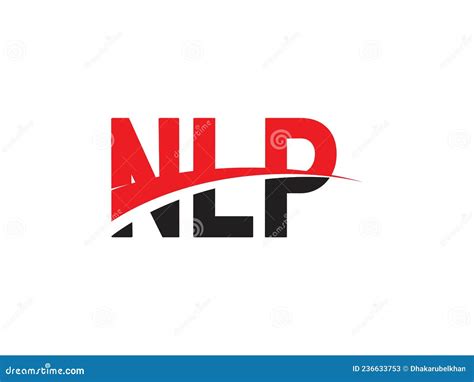 Nlp Letter Initial Logo Design Vector Illustration Stock Vector Illustration Of Letter Black