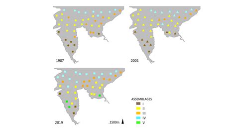 Spatial Distribution Of Benthic Assemblages Identified With