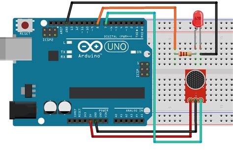Construção Do Projeto Acendendo Led Com Sensor De Som