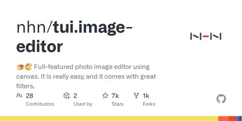 GitHub Nhn Tui Image Editor Full Featured Photo Image Editor Using Canvas It Is Really