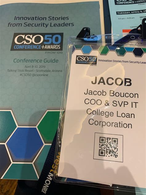 Jacob B On Linkedin Collegeloancorporation Cso50 Cybersecurity