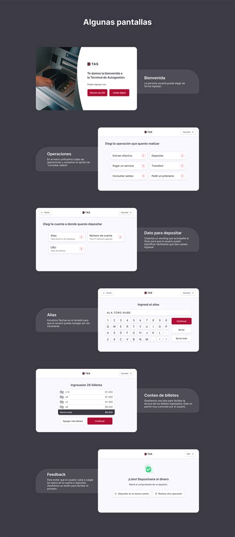 Design UX UI ATM Interface Behance