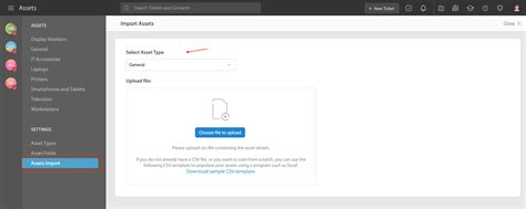 Asset Import Happyfox Support