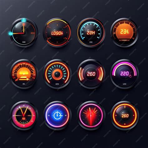 Premium Ai Image Game Games Speedometer Ai Generated Dashboard Technology Interface Design