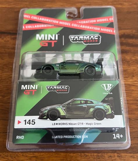 Mini Gt Tarmac Works Lbwk Nissan Gt R R35 Magic Green 145 Hobbies