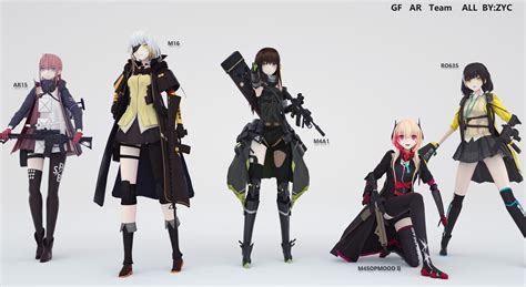 Girls Frontline Ar Team By Zyc By 819203920 On Deviantart