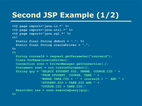 PPT Servlet And JSP Programming An Introduction PowerPoint Presentation ID 5651426
