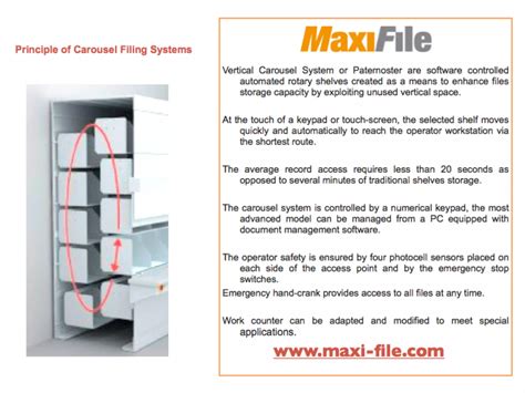 Principle Of Carousel Filing System Maxi File Pdf